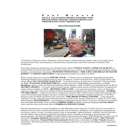 Paul Howard Short CV | PDF