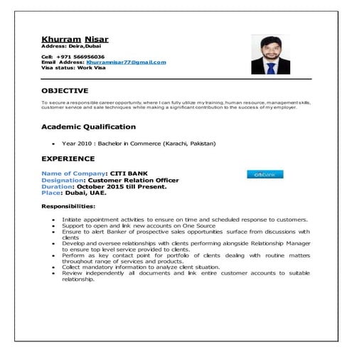 Resume11 | PDF
