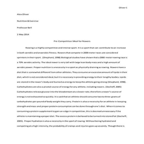 Rowing paper | DOCX