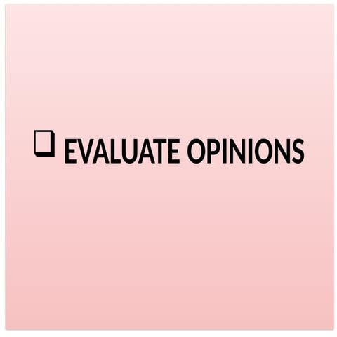 Evaluate Opinions introducing to philosophy the human body | PPTX
