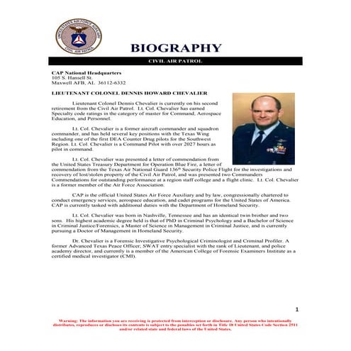 CAP bio with photo | PDF