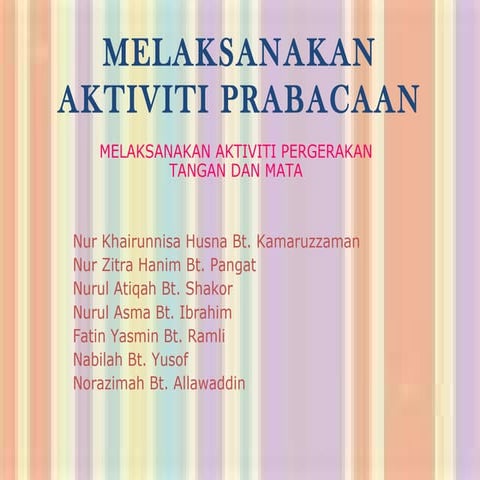 49566238 melaksanakan-aktiviti-prabacaan | PPT
