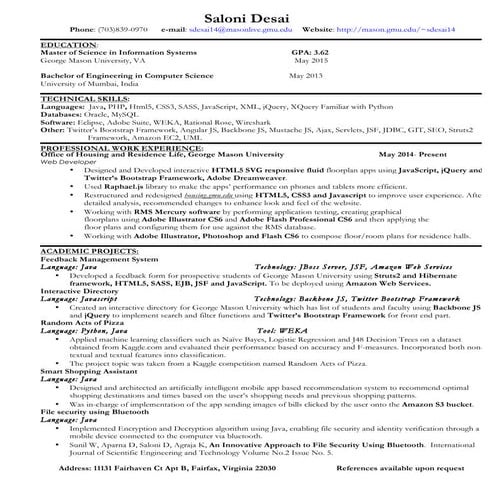 Desai_Saloni_Resume | PDF
