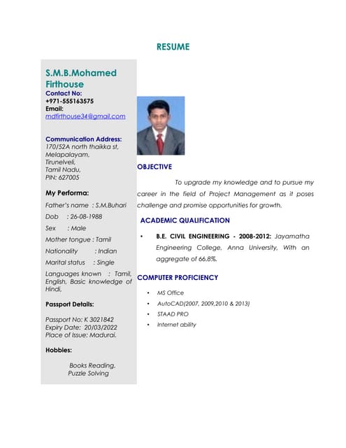 CV FOR MIZAN | DOC