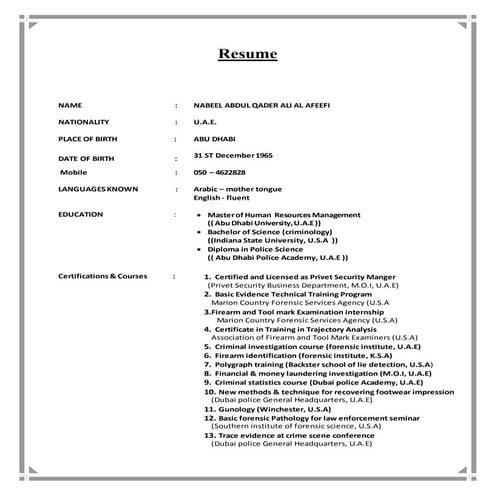 nabeel resume | DOCX