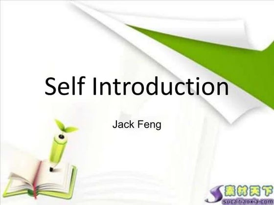 Self Introduction | PPT