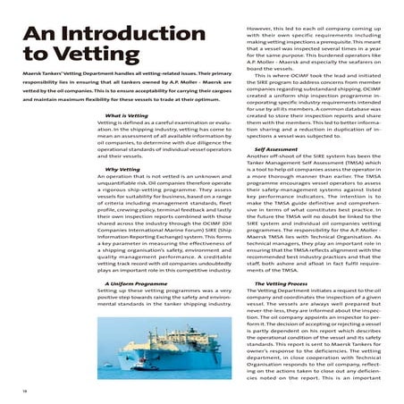 Vetting Inspections - Managing Performance through Self Regulati | PDF