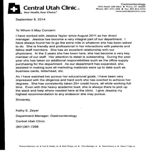 Letter from Kathy Zeyer | PDF