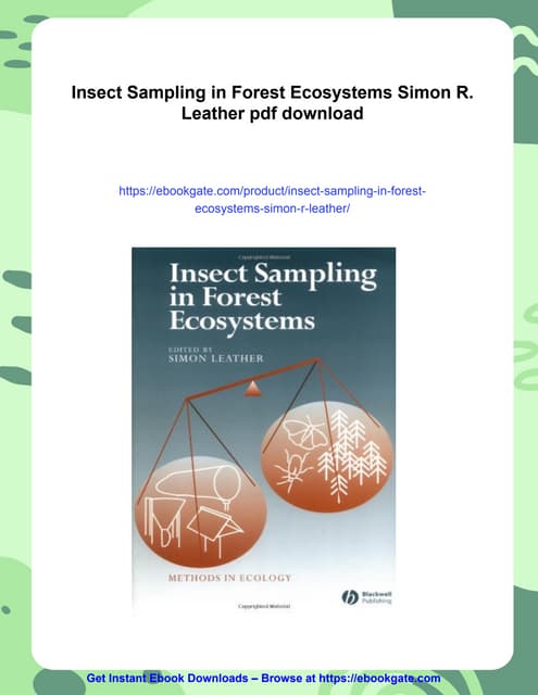 Different sampling techniques for insect population estimation | PDF