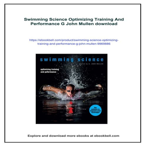 Swimming Science Optimizing Training And Performance G John Mullen | PDF