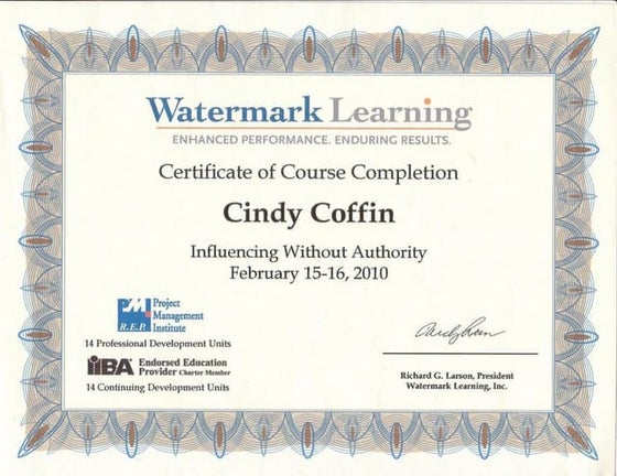 KM Certificate-CKM | PPT