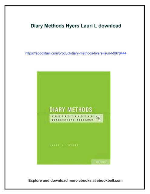 Diary Description Method | PPTX | Parenting Babies and Toddlers | Parenting