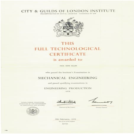 C&G Full Tech Cert | PDF