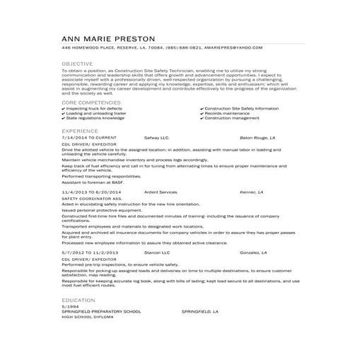 Ann Marie Resume-1 (2) | DOC
