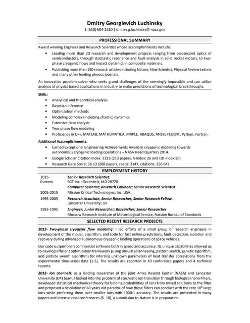 Oleg kogan resume aug 2015 | PDF