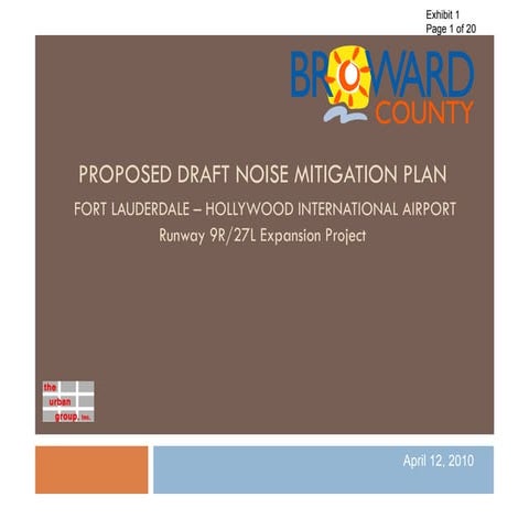 Noise Mitigation Presentation 4/27/10 County Meeting | PPT
