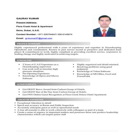 Gaurav resume | DOC