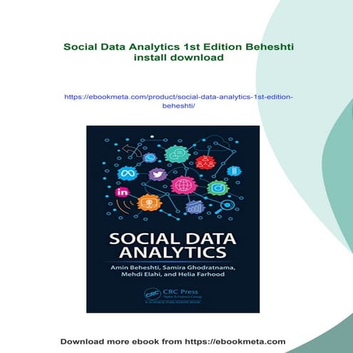 Social Data Analytics 1st Edition Beheshti | PDF