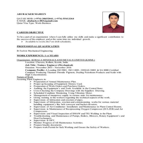 Abubacker Maheen | DOCX