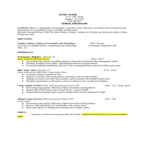 eshai fowler resume 3 | DOCX