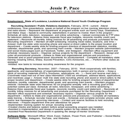 Minnie C Resume 2015 | DOCX