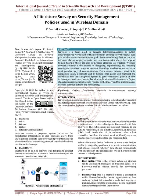 Attacks and Risks in Wireless Network Security | PDF