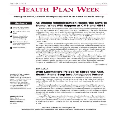 Health Plan Week 1-9-17 | PDF | Health Insurance | Insurance