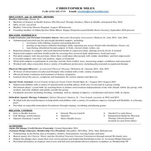 RESUME FALL 2016 9-17 | DOCX
