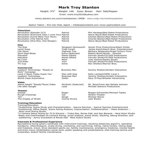 Mark Troy Stanton (MTS) | PDF