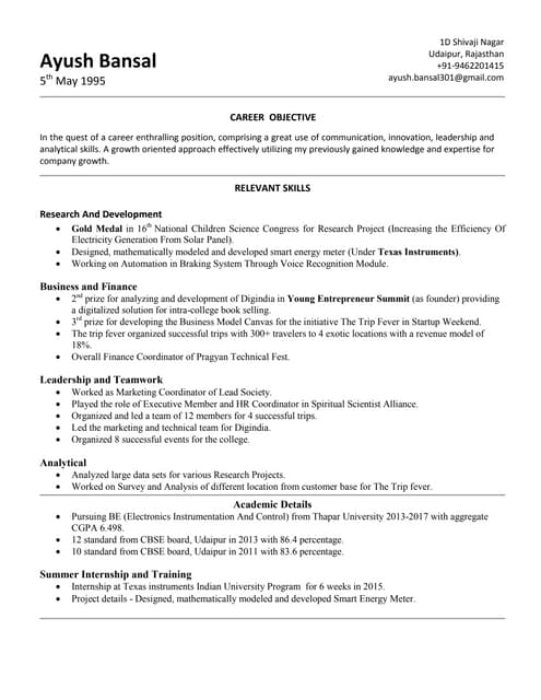 AYUSH BANSAL | PDF AYUSH BANSAL | PDF