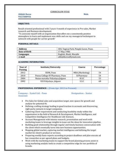 Judith CV 1 | PDF
