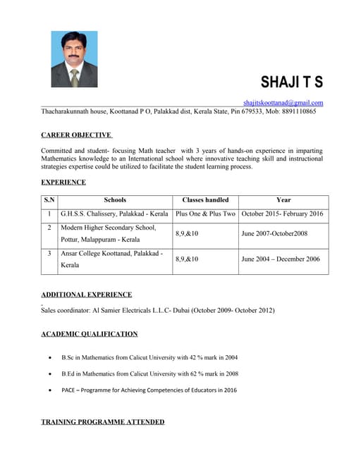 Hareesh resume | PDF