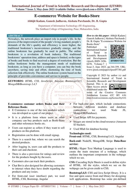 Ppt on ONLINE BOOK STORE | PPTX