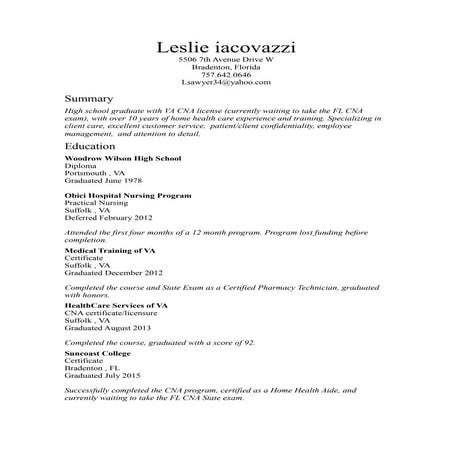 HealthCare Resume | RTF