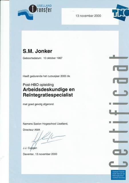 Certificaat Organisatiecoach | PDF
