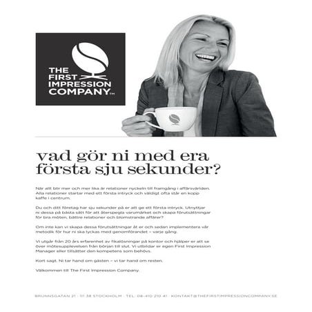 First Impression Company - In short | PDF