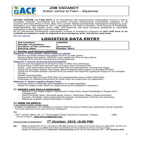 ACF_VA_Logistics_Data_Entry | PDF