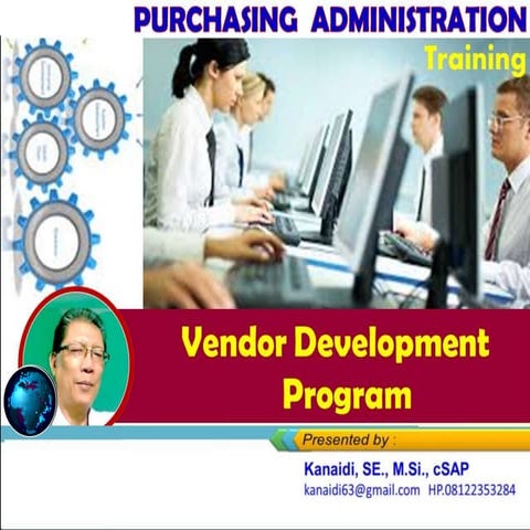 Vendor Development Program _Training "Effective PURCHASING MANAGEMENT ...