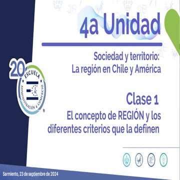 el concepto de region y los diferentes criterios | PDF