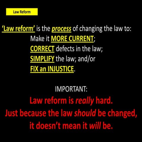 4a.law reform conditions | PPTX