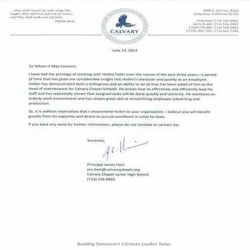 Letter of Rec-CCCM-Jim | PDF