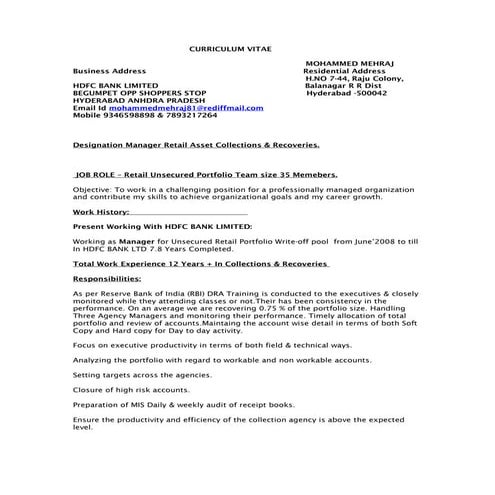 C_V__MOHD_MEHRAJ_2016 | DOC