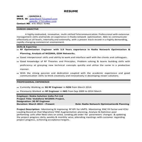 Resume_Ajith | DOC