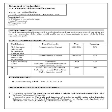 Resume anitya | DOCX