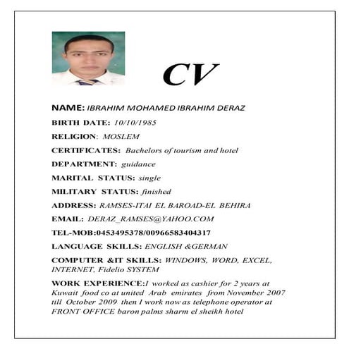 DERAZ.CV