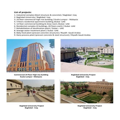 List of projects | PDF