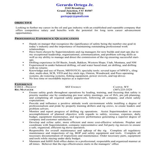 Jerrys 2016 Resume | PDF