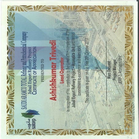 satorp commissioning certy | PDF