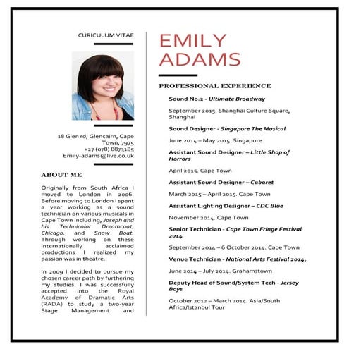 robbrookshersounddesignresume | PDF