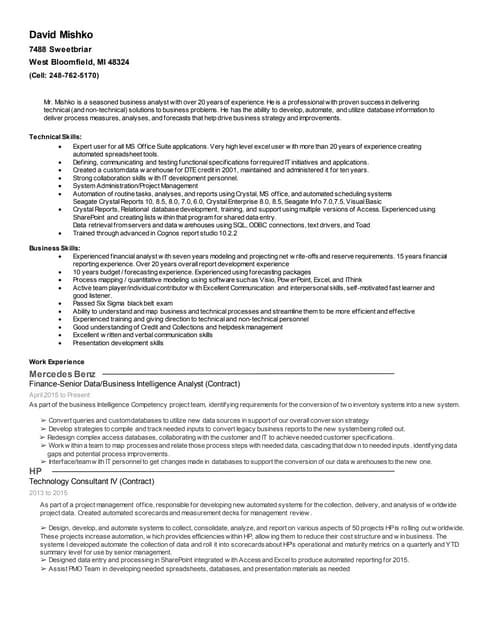 Marcus Hooks Resume 2016 | DOCX | Computer Software and Applications | Computing